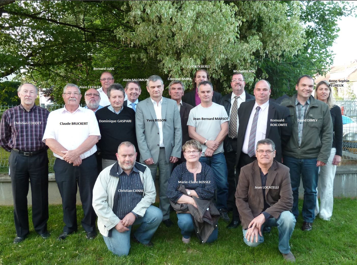 Le Bureau et le Comite syndical